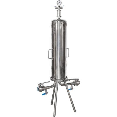 China Gas Purification and Sterilization Stainless Steel Cartridge Filter Housing for Hotels for sale