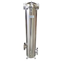 China 3 Inch Flange In/Out 304 Stainless Steel 7 Cartridge Filter Housing for 40