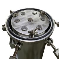 China 3 Inch Flange In/Out 304 Stainless Steel 7 Cartridge Filter Housing for 40