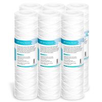 China Power Plant Condensation Water Filtration PP String Wound Filter Cartridge 10*10*30cm for sale