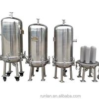 China Industry Liquid Filter Flange Type Precision Filter for Milk Beer and Water Treatment for sale