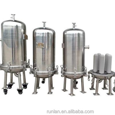 China Industry Liquid Filter Flange Type Precision Filter for Milk Beer and Water Treatment for sale