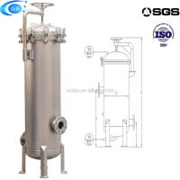 China Industry Liquid Filter Flange Type Precision Filter for Milk Beer and Water Treatment for sale