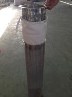 China Replacement Stainless Steel Basket Strainer for 4 Bags Filter Housing 70mm Outer Diameter for sale