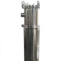 China Micron Rating 1-100micron Stainless Steel Bag Filter Housing for Sanitary Cartridge Filter for sale