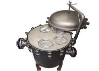 China 62KG Weight 316L PTFE Multi Water Bag Filter Housing Mirror Polished Finish for Retail for sale