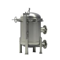 China 62KG Weight 316L PTFE Multi Water Bag Filter Housing Mirror Polished Finish for Retail for sale