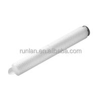 China 1kg OD 60 Pleated Polypropylene Water Filter Cartridge with 500L/Hour Productivity for sale