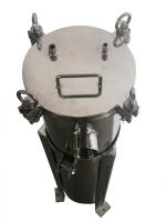 China Advert Eyebolt Multibag 24 Bags Stainless Steel Filter Housing with 62KG Weight for sale