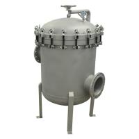 China Stainless Steel 304/306L Bag Filter System for Large Capacity Industrial Filtration for sale