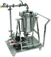 China 25kg Capacity Food Grade Stainless Steel Filter Housing with Square Gasket Seal Type for sale
