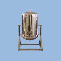China 25kg Capacity Food Grade Stainless Steel Filter Housing with Square Gasket Seal Type for sale