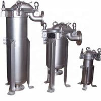 China Flanged Connection Stainless Steel 304/306L Top Entry Single Bag Filter Housing Chemical Filter Machine for sale
