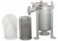 China Flanged Connection Stainless Steel 304/306L Top Entry Single Bag Filter Housing Chemical Filter Machine for sale