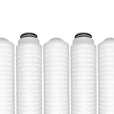 China Extensive Chemical Compatibility PP Membrane Filter Cartridge 0.1 0.22 0.45 1 Micron for sale