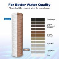 China 500L/Hour Productivity String Wound Filter Cartridge 70'' for Food Shop for sale