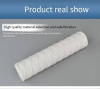 China High Productivity 500L/Hour Glass Fiber String Wound Micron Filter Cartridges for 1kg for sale