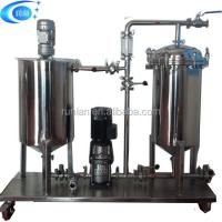 China 12 Months After Service Stainless Steel Coarse Filtration Alcohol Beer Filter Machine for sale