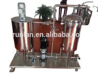 China 12 Months After Service Stainless Steel Coarse Filtration Alcohol Beer Filter Machine for sale