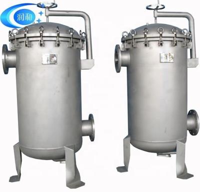 China 62KG Weight Robust Stainless Steel Bag Filter Vessel for Heavy-Duty Fluid Filtration on Farms for sale