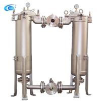 China 62KG Weight Robust Stainless Steel Bag Filter Vessel for Heavy-Duty Fluid Filtration on Farms for sale