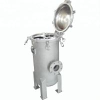 China 62KG Weight Robust Stainless Steel Bag Filter Vessel for Heavy-Duty Fluid Filtration on Farms for sale