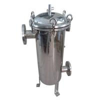 China 62KG Eco-Friendly Stainless Steel Bag Filter Vessel for Sustainable Filtration for sale