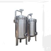 China 62KG Eco-Friendly Stainless Steel Bag Filter Vessel for Sustainable Filtration for sale