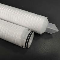 China 1kg Electronics Industry PP Pleated Filter Cartridge 0.1um for Productivity 500L/Hour for sale
