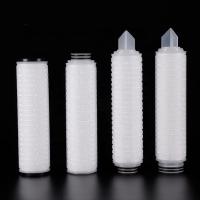 China 1kg Electronics Industry PP Pleated Filter Cartridge 0.1um for Productivity 500L/Hour for sale