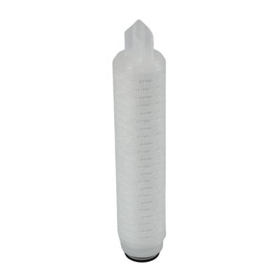 China 500L/Hour Productivity 0.22 Micron PP Polyester Glass Fiber Pleated Filter Cartridge for sale