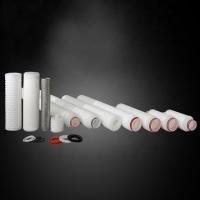 China 500L/Hour Productivity 0.22 Micron PP Polyester Glass Fiber Pleated Filter Cartridge for sale
