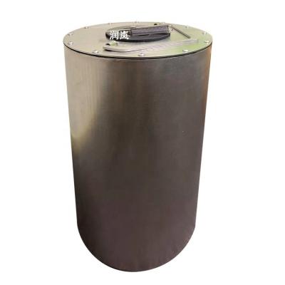 China Food Beverage Liquid Filter Stainless Steel Cylinder Vessel Tank with Varnish Removal for sale