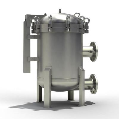 China Assurance Small Stainless Steel Bag Filter Vessel for Machinery Repair Shops Weight KG 62 for sale