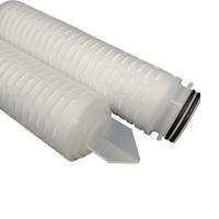 China PP Pleated Filter Cartridge 1 kg Weight for Optical Mirror Resin Monomer OD 68.5mm for sale