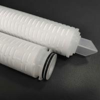 China PP Pleated Filter Cartridge 1 kg Weight for Optical Mirror Resin Monomer OD 68.5mm for sale