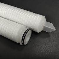 China Polyester Pleated Filtration System for RO Water Treatment 10*10*30cm Weight KG 1 kg for sale