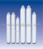 China MO PEFE PP Filter Cartridge 1 Micron for Home Water Treatment Filtration Area 0.65m2 for sale
