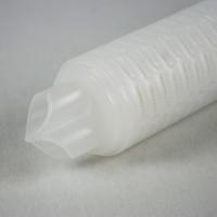 China Polyester Pleated Filtration System for RO Water Treatment 10*10*30cm Weight KG 1 kg for sale