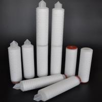 China Garment Shops 0.1 20um High Dirt and High Flow Rate PP Pleated Folding Filter Cartridge for sale