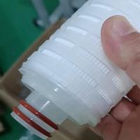 China Garment Shops 0.1 20um High Dirt and High Flow Rate PP Pleated Folding Filter Cartridge for sale