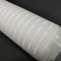 China 1kg Weight OD 68.5mm Folding Filter Pleated PP Filter Cartridge for Filtration for sale