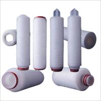 China 1kg PP Microporous Pleated Folding Filter Water Cartridge with 500L/Hour Productivity for sale