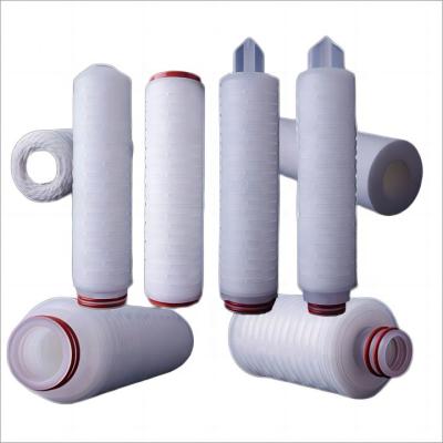 China 1kg PP Microporous Pleated Folding Filter Water Cartridge with 500L/Hour Productivity for sale