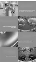 China 62KG Weight Stainless Steel 304 12-Bag Filter Housing for Robust Solution for sale