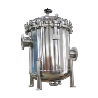 China 62KG Weight Stainless Steel 304 Bag Filters Housing for Manufacturing Plant Operation for sale