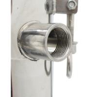 China 62KG 304 Stainless Steel 100 Psi NPT Bag Filter for Industrial Chemical Filtration for sale