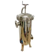 China 62KG Weight 304 Stainless Steel 3 Bag Multi-Filter Housing for Building Material Shops for sale