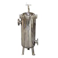 China 62KG Weight 304 Stainless Steel 3 Bag Multi-Filter Housing for Building Material Shops for sale