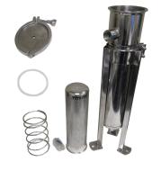 China Stainless Steel Bag Filter Housing for Hotels 62KG Weight NPT Inlet 100 psi Pressure for sale